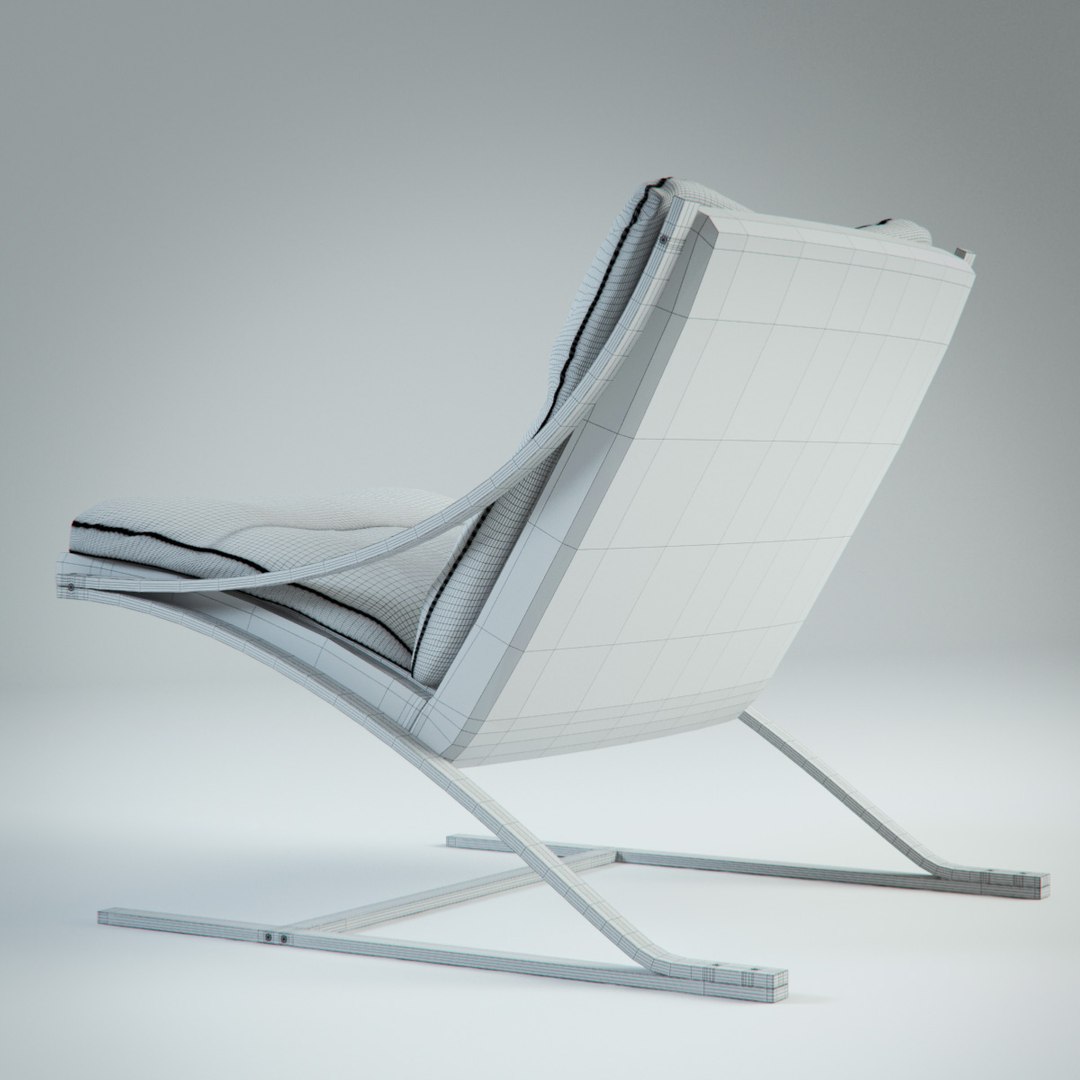 Photorealistic Zeta Chair 3d Model