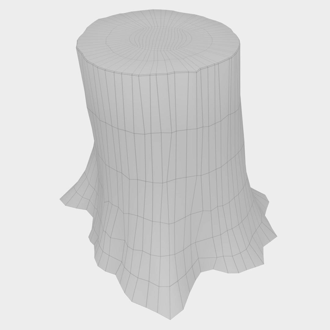 3D tree stump model - TurboSquid 1290086