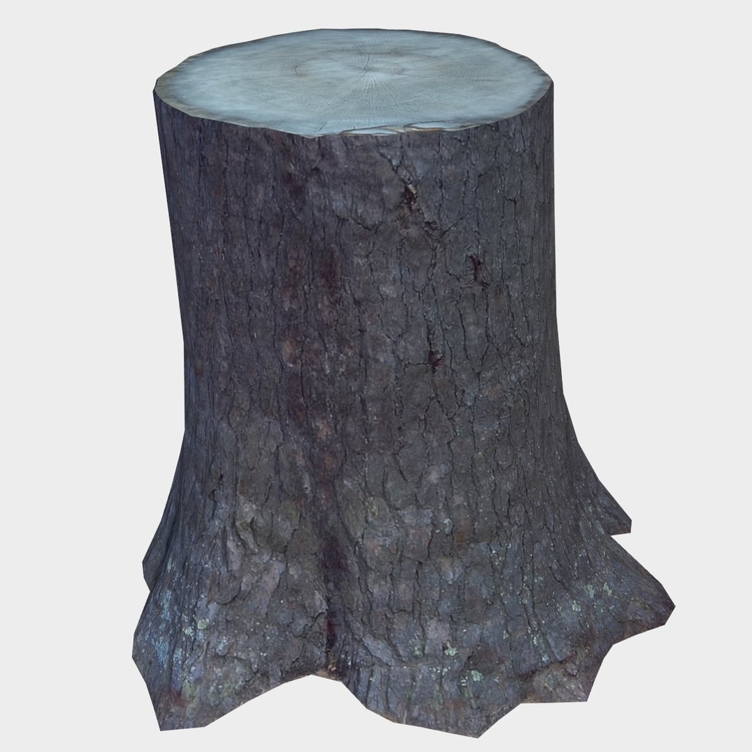 3D tree stump model - TurboSquid 1290086