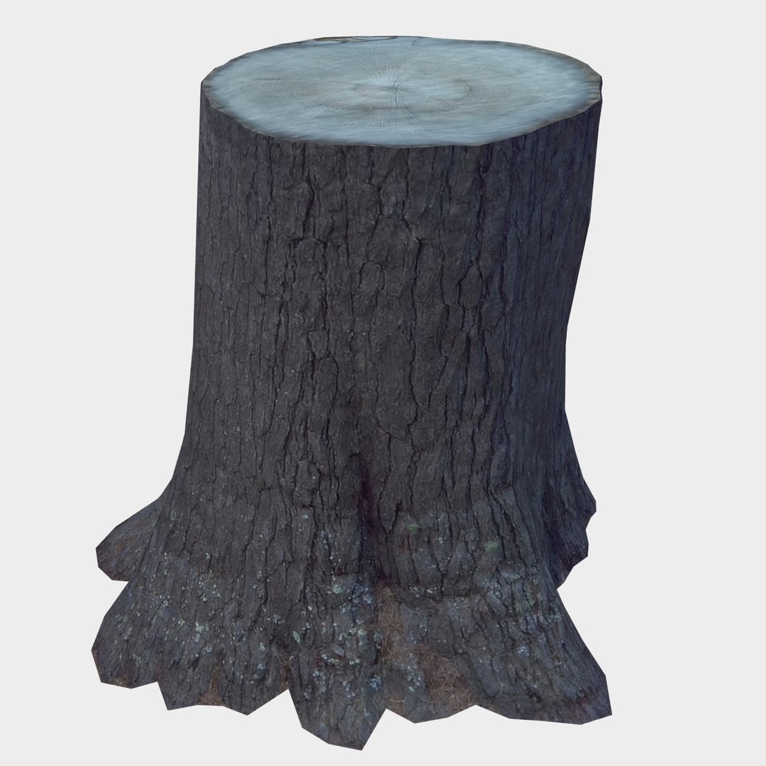 3D tree stump model - TurboSquid 1290086