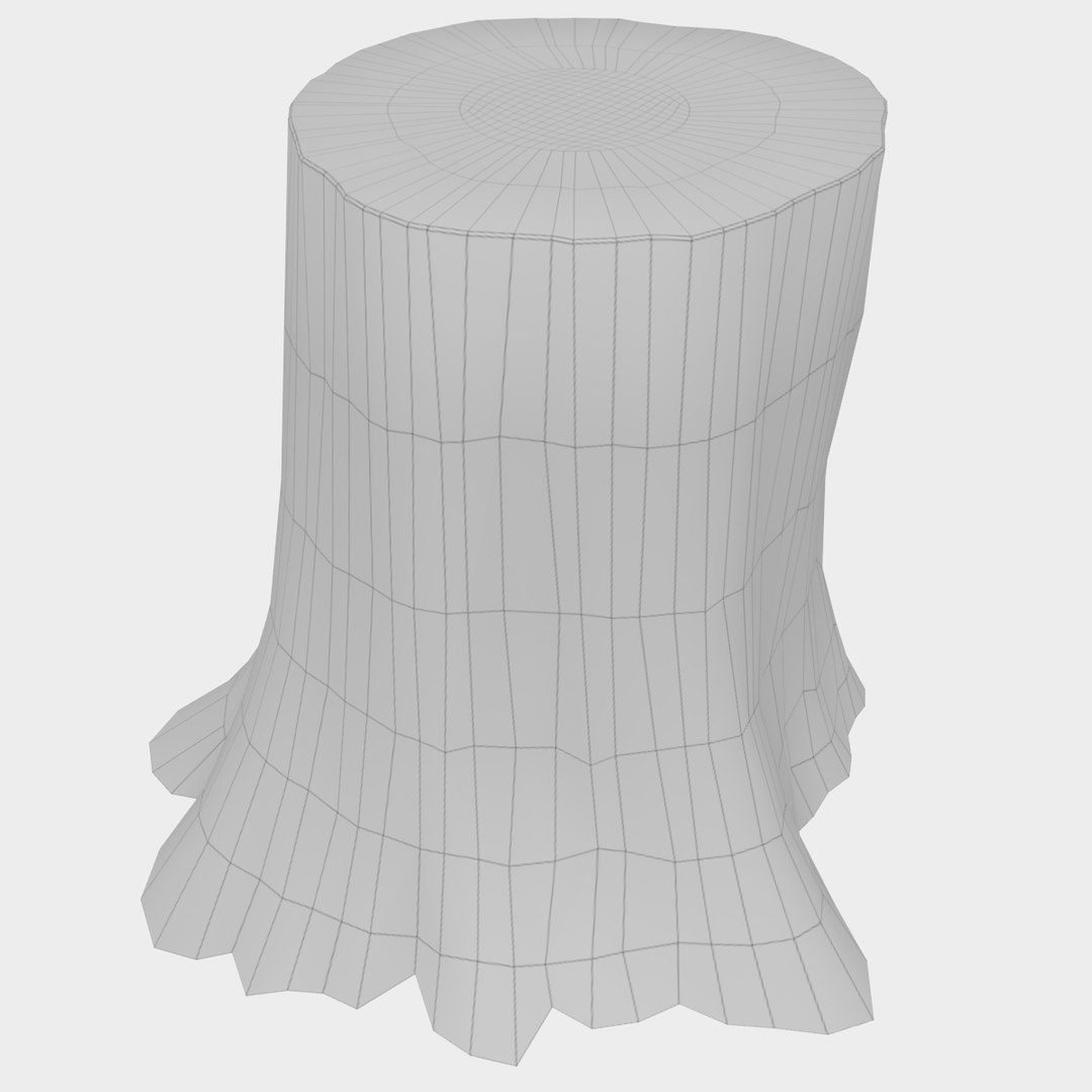 3D tree stump model - TurboSquid 1290086