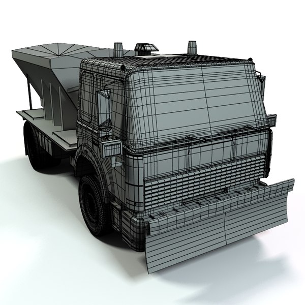 3d winter vehicle snow removal