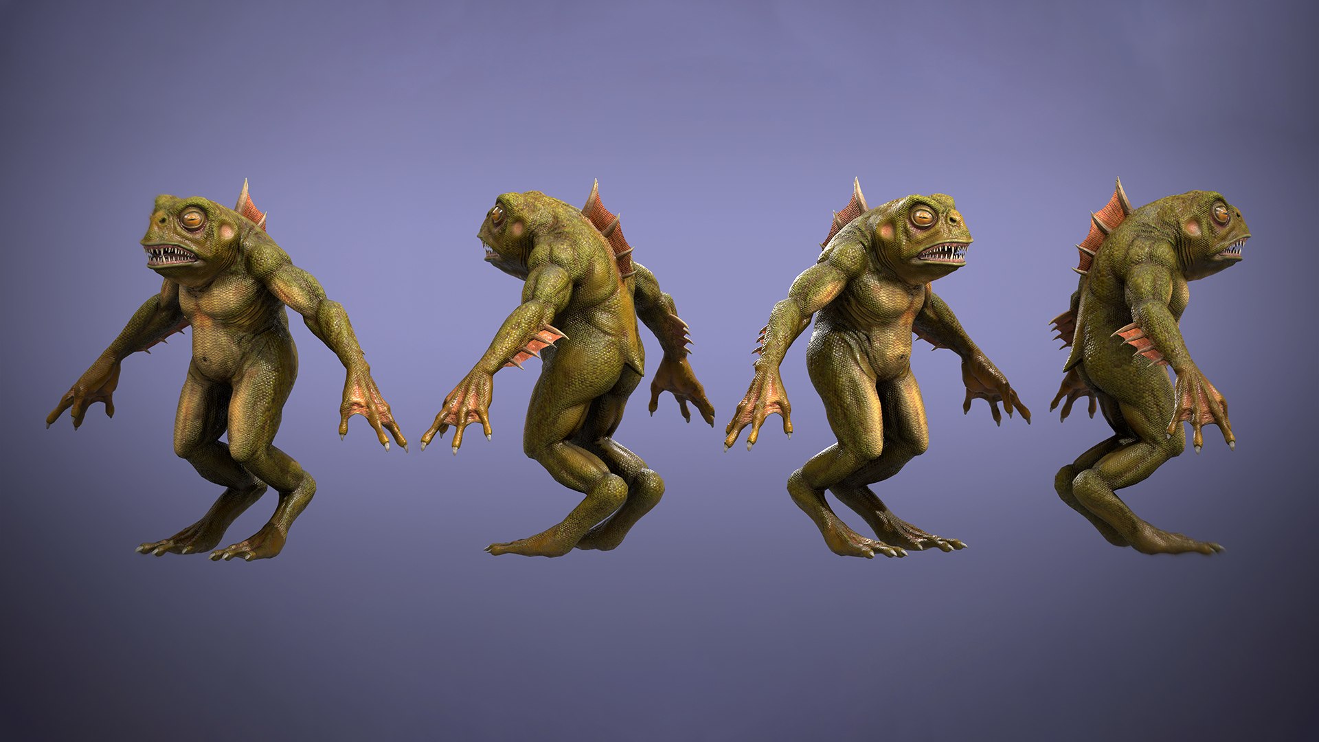 3D Frog Monster - TurboSquid 2141291