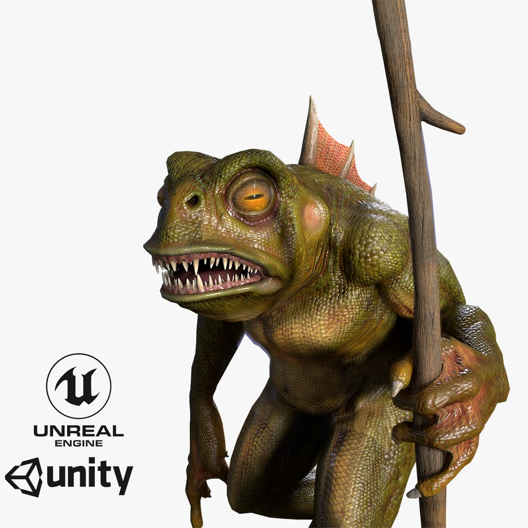 3D Frog Monster - TurboSquid 2141291