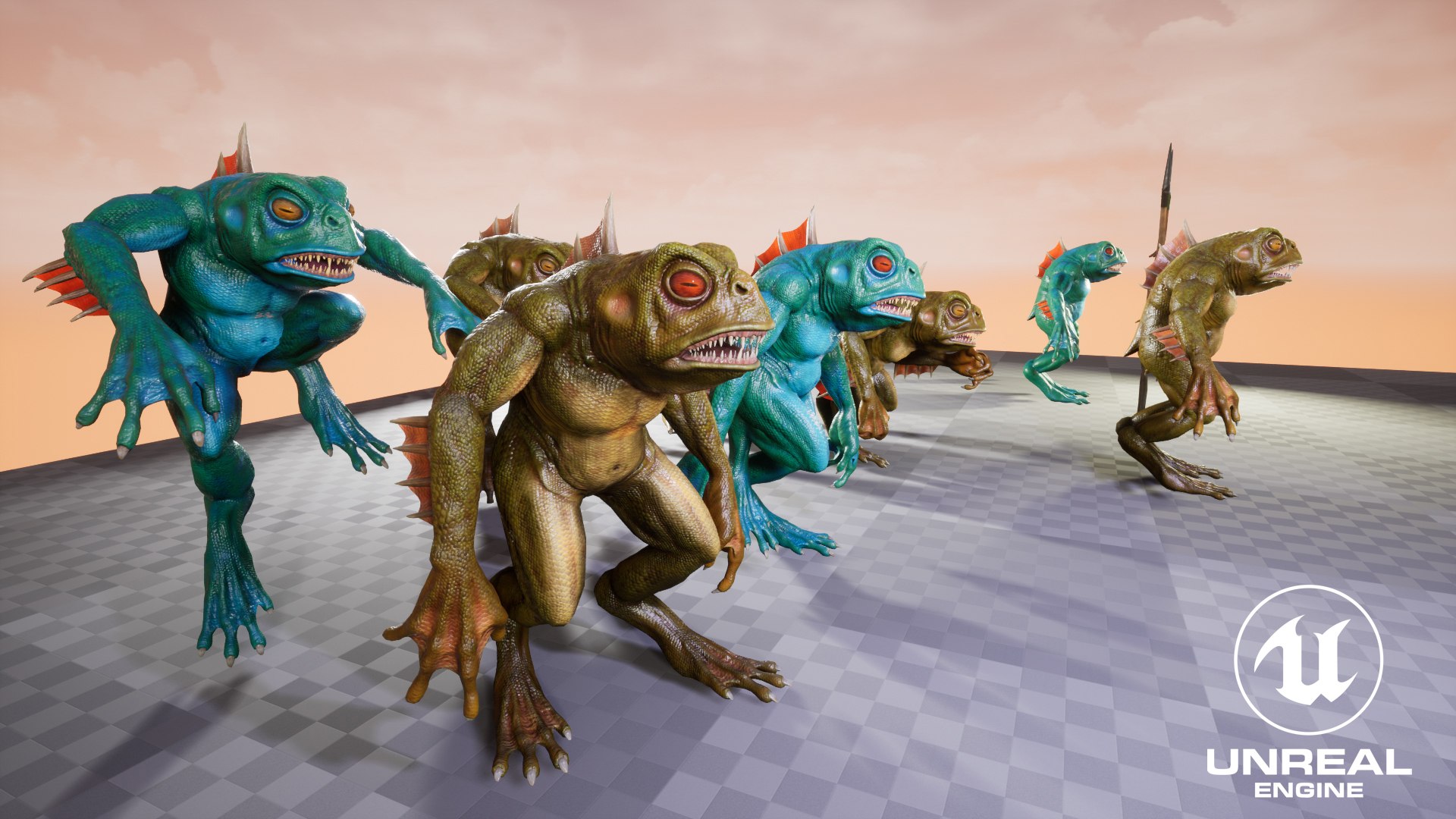 3D Frog Monster - TurboSquid 2141291