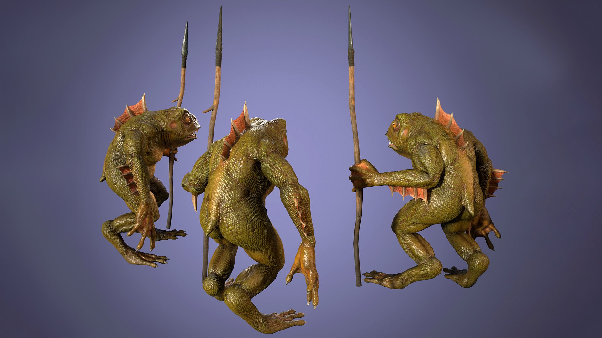 3D Frog Monster - TurboSquid 2141291