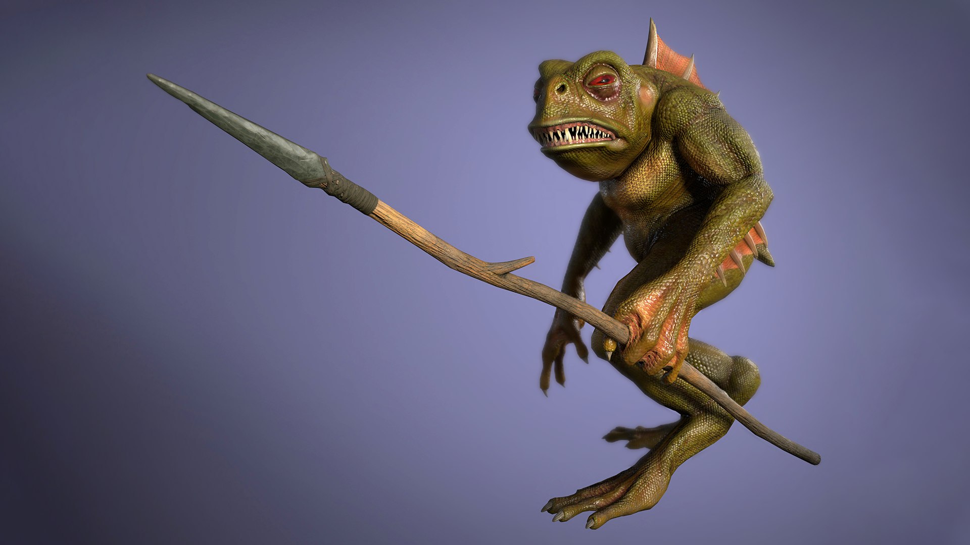 3D Frog Monster - TurboSquid 2141291