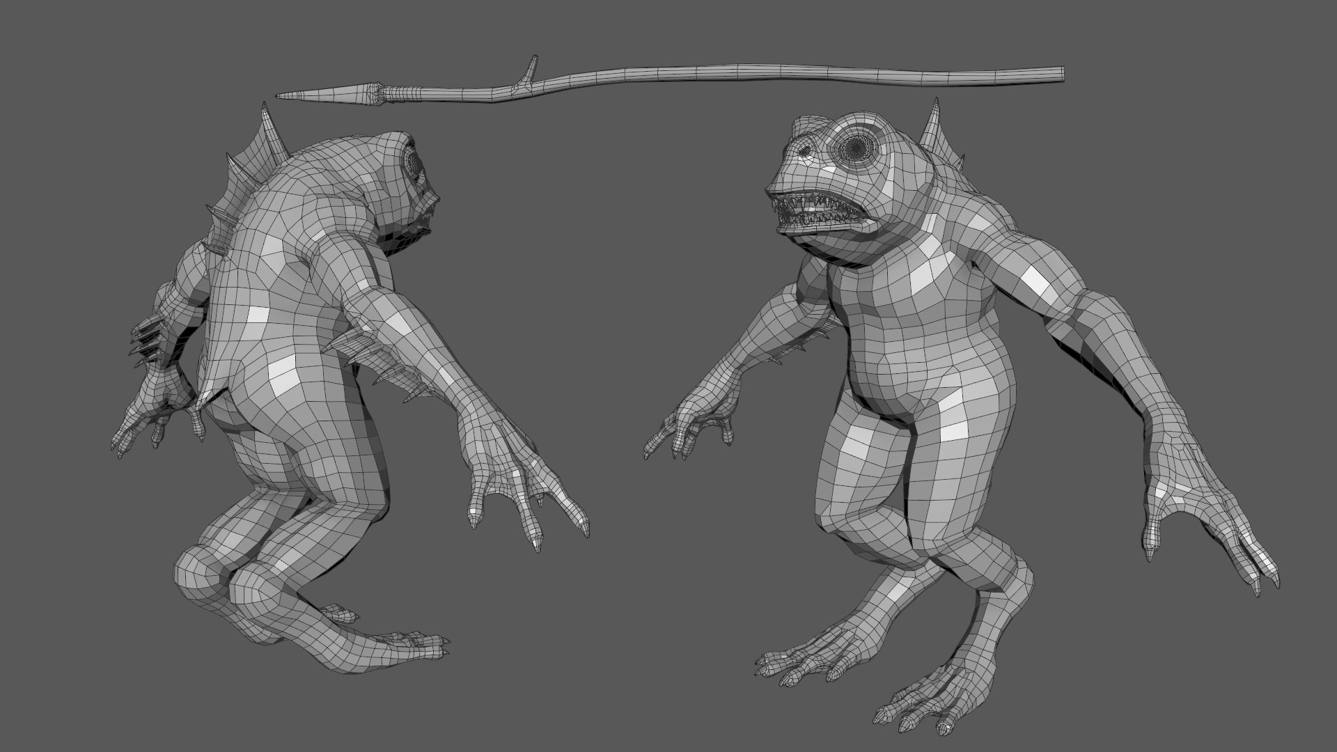 3D Frog Monster - TurboSquid 2141291