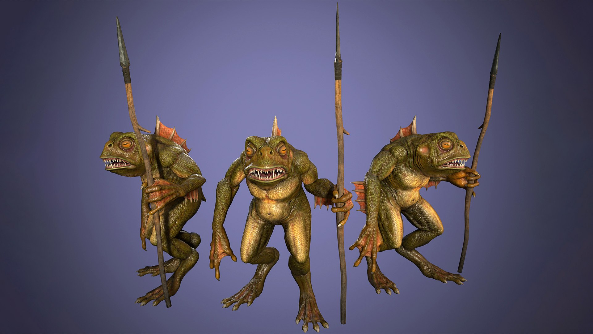 3D Frog Monster - TurboSquid 2141291