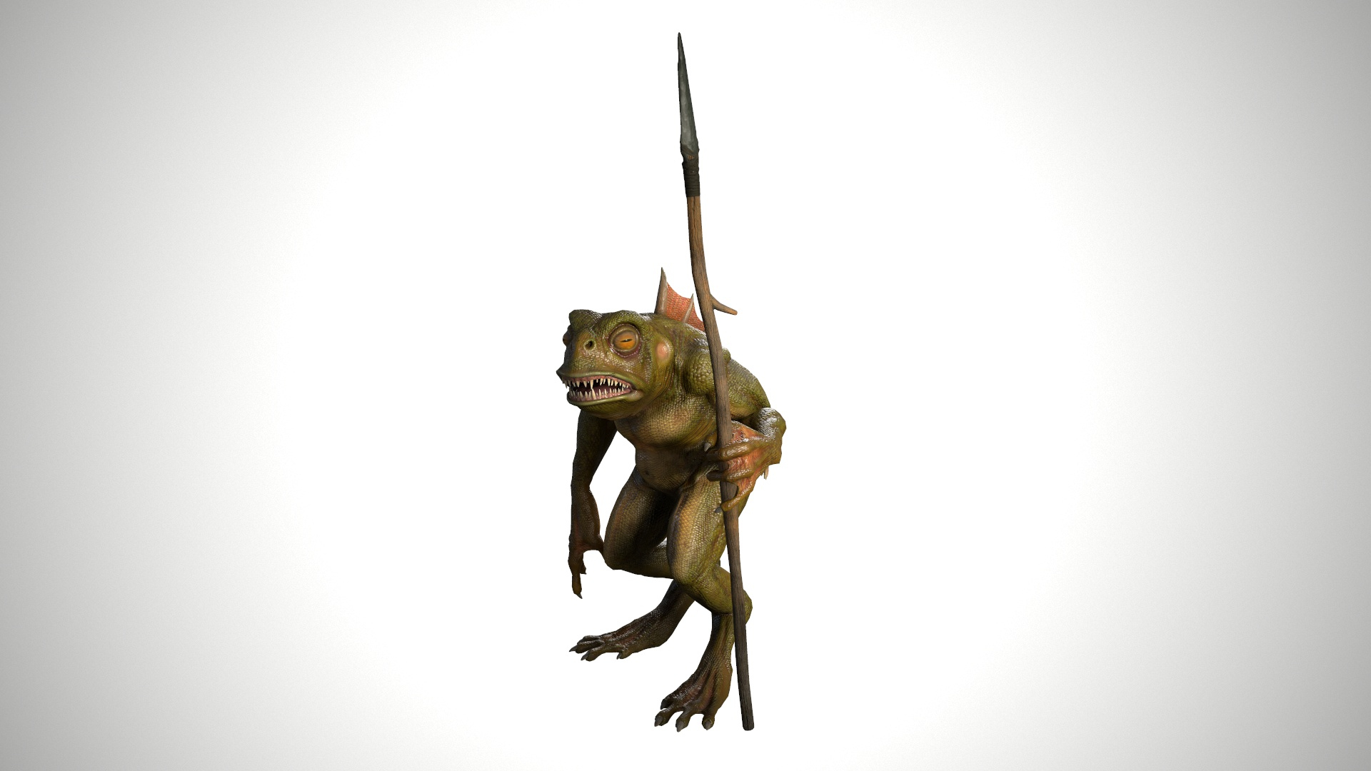 3D Frog Monster - TurboSquid 2141291