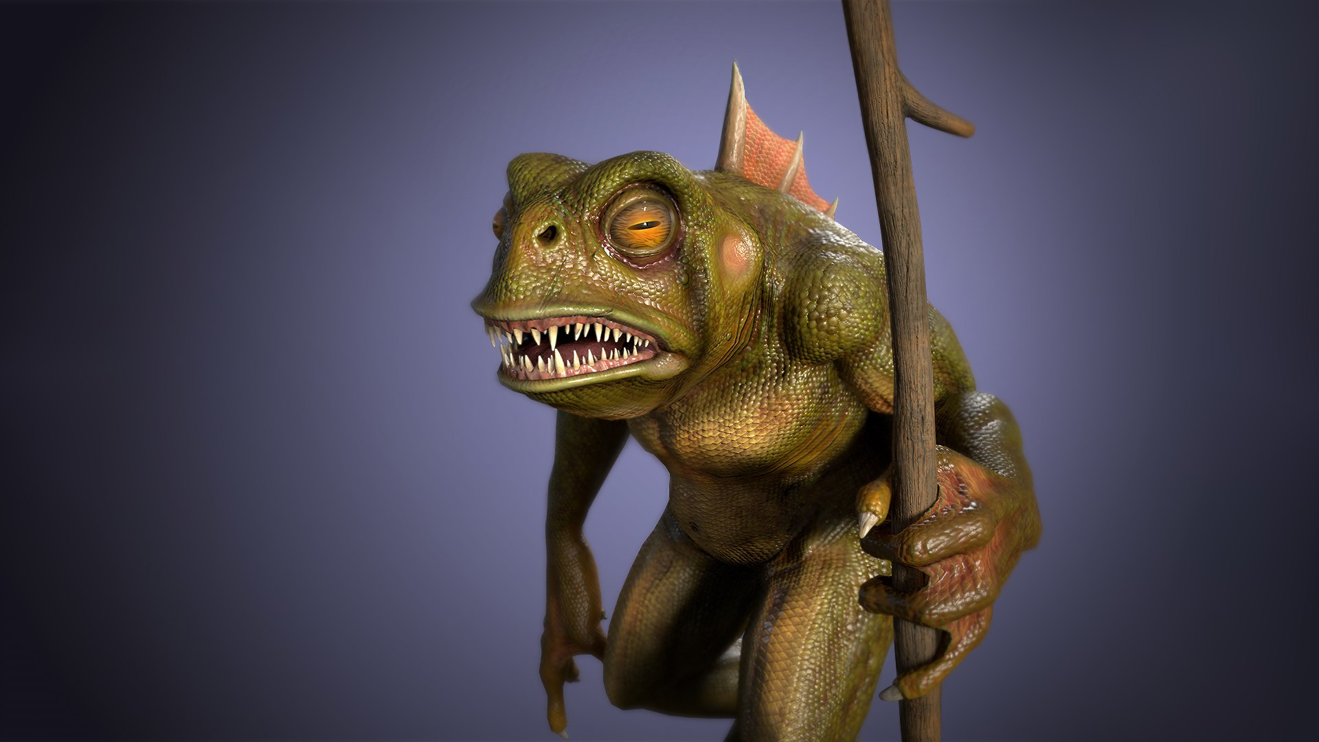 3D Frog Monster - TurboSquid 2141291
