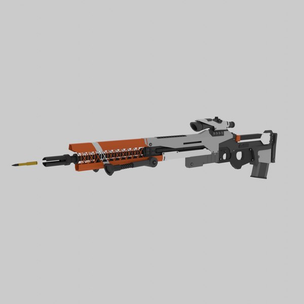 modèle 3D de Fusil de sniper low poly - TurboSquid 1779517
