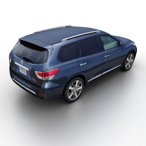 3d model of 2013 nissan pathfinder suv