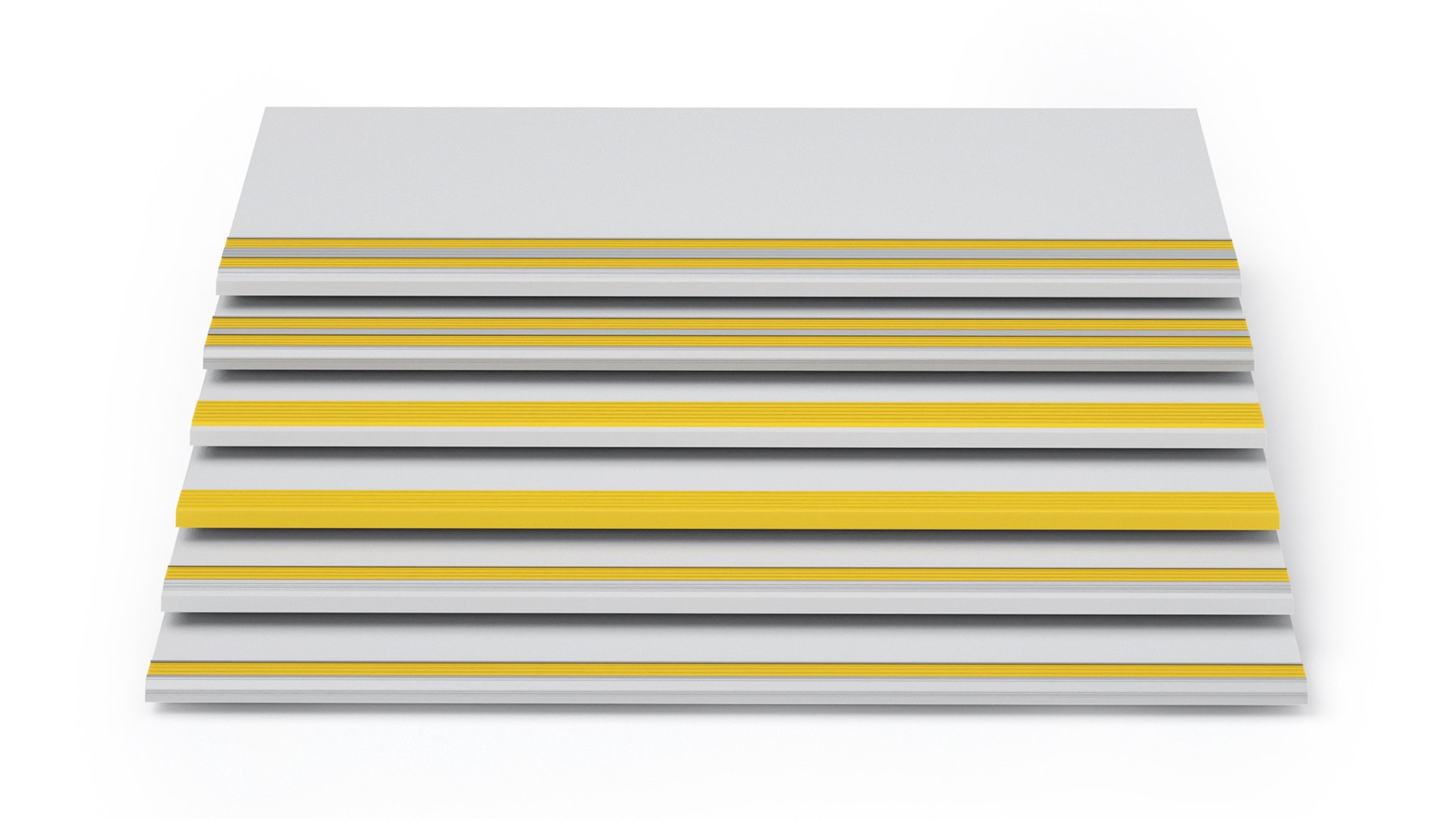 Calypso Anti-slip Pads Steps 3D Model - TurboSquid 1711928