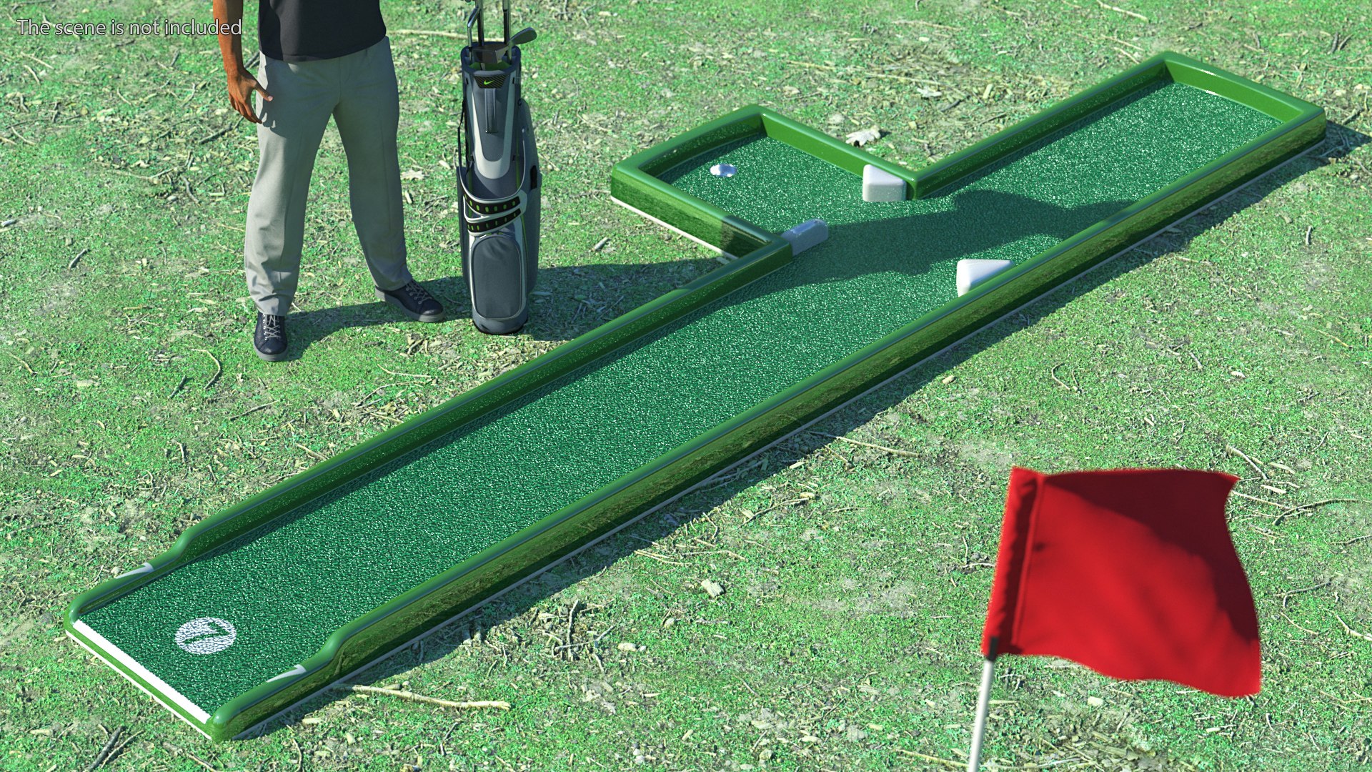 3D Model Golf Portable Outdoor Course - TurboSquid 1707942