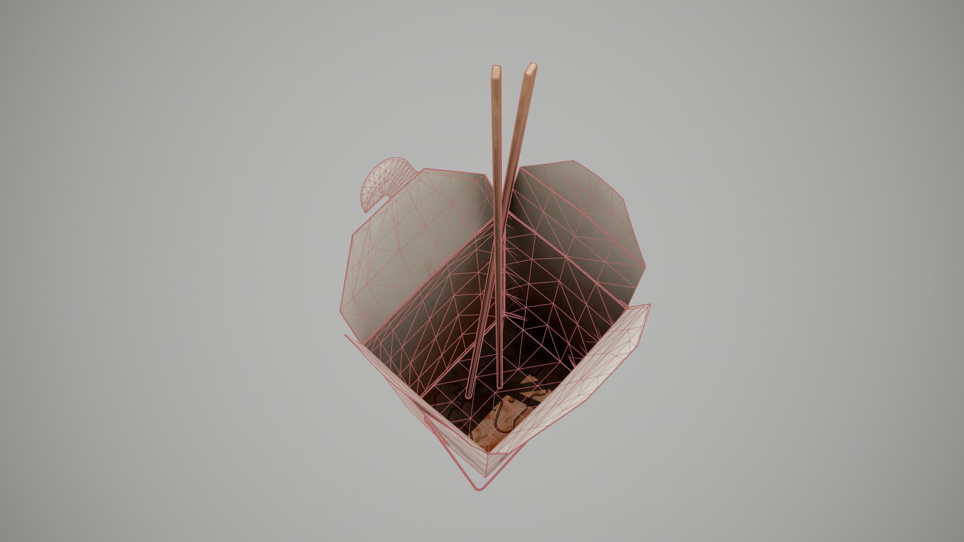 Chinese Food Box 3D Model - TurboSquid 1548091