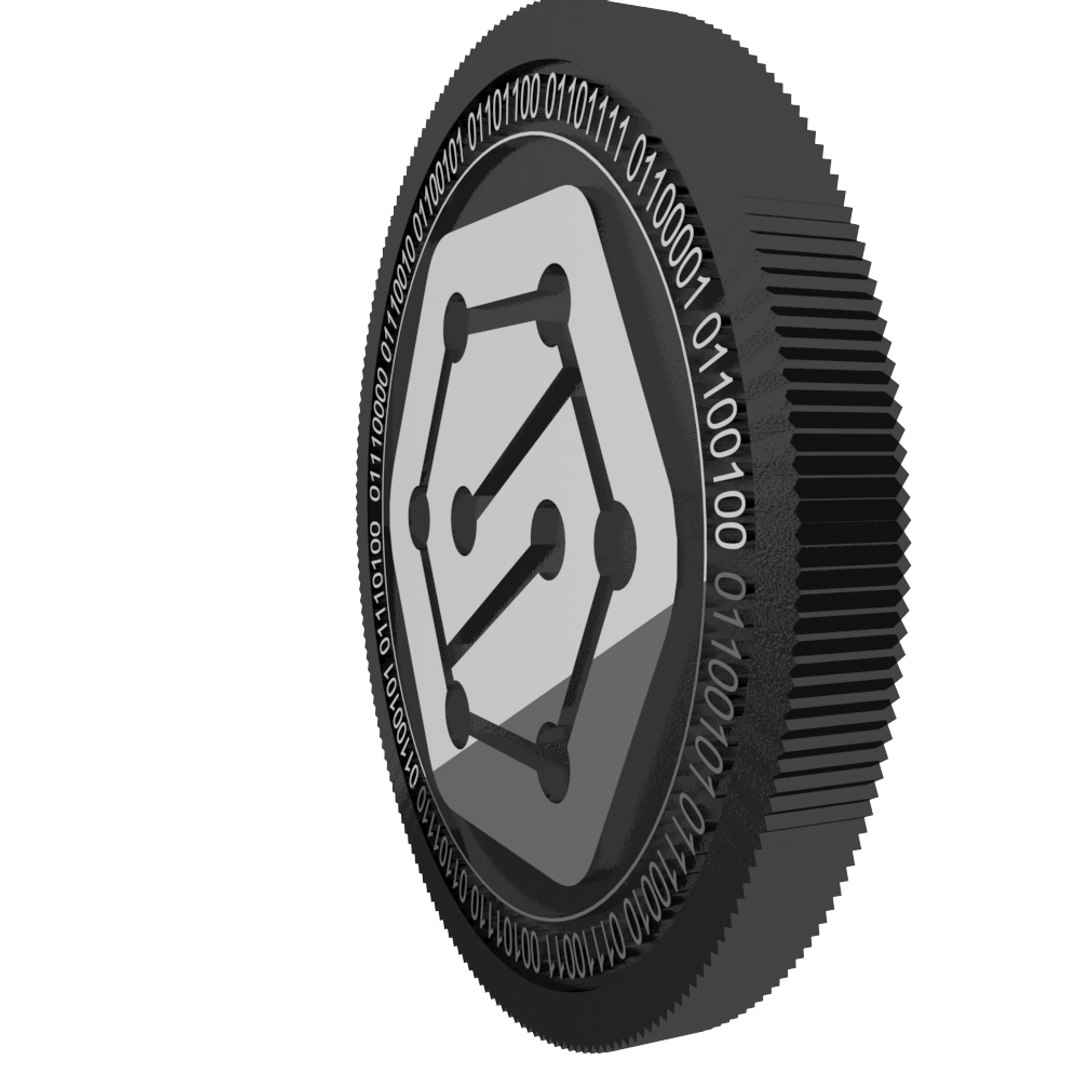 Sentinel Black Coin 3D Model - TurboSquid 1555958