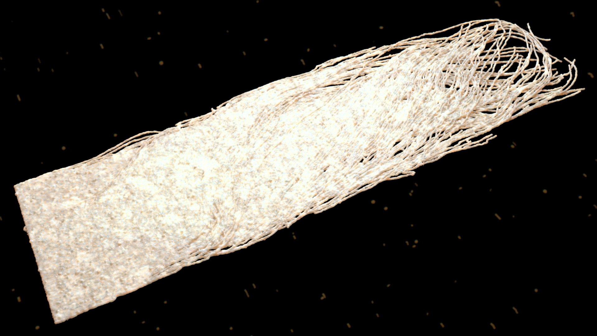 3d C4d Organic Fibrous Tissue Structure