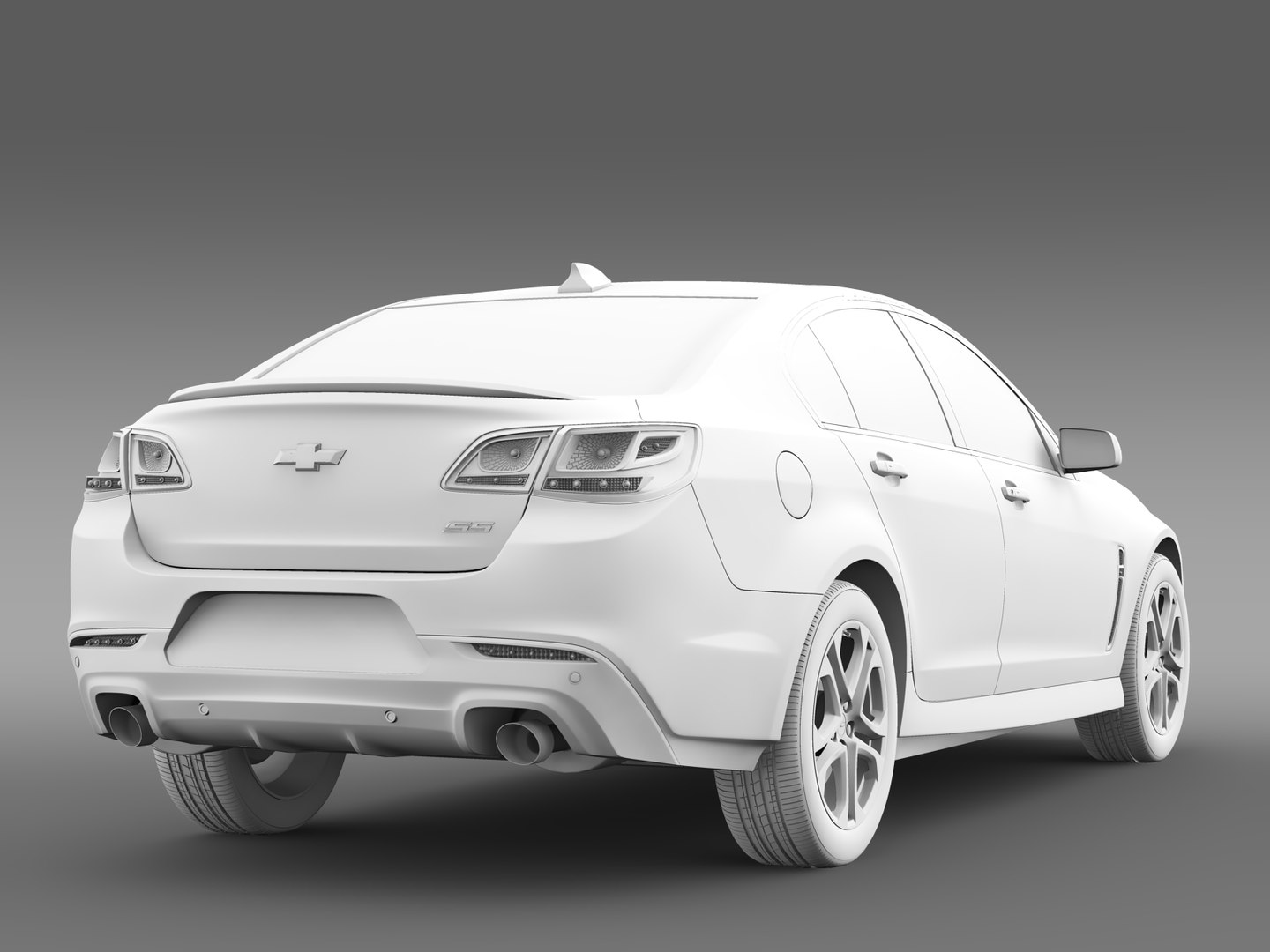 3d Chevrolet Ss 2016 Model