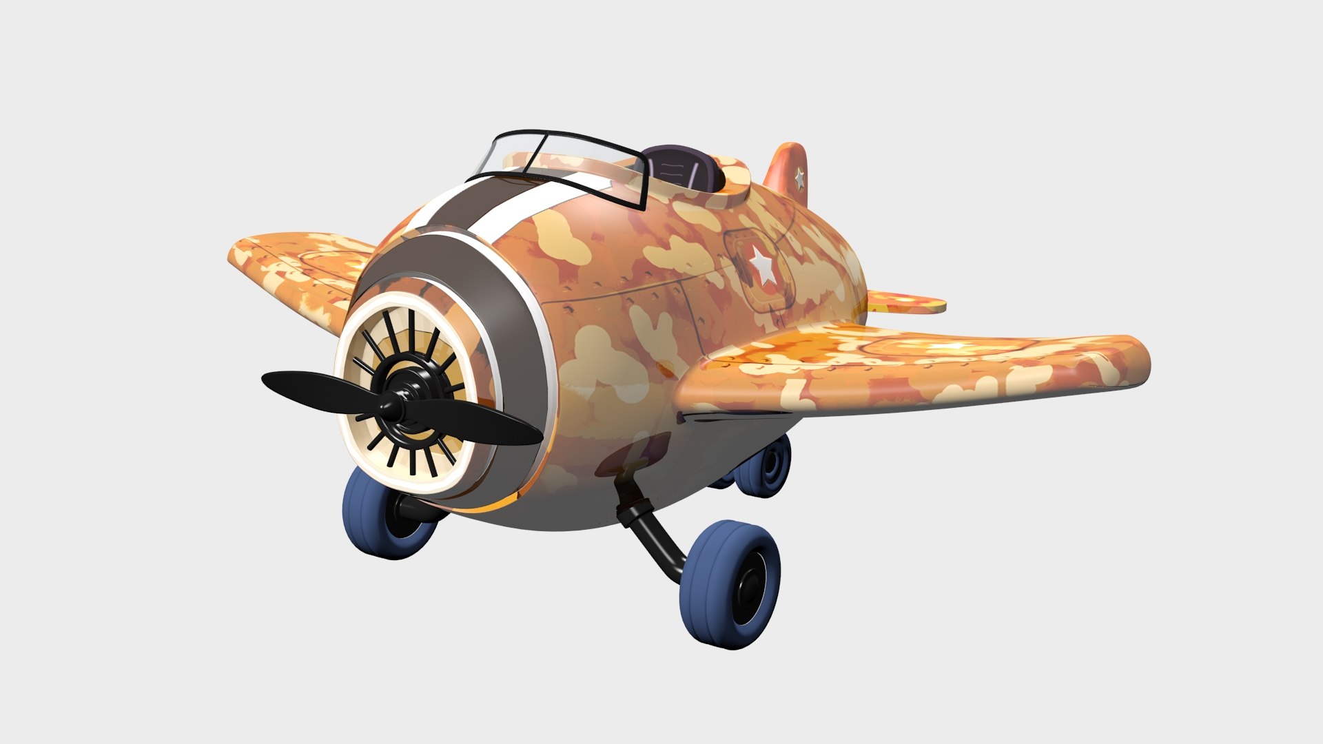 Max Cartoon Airplane