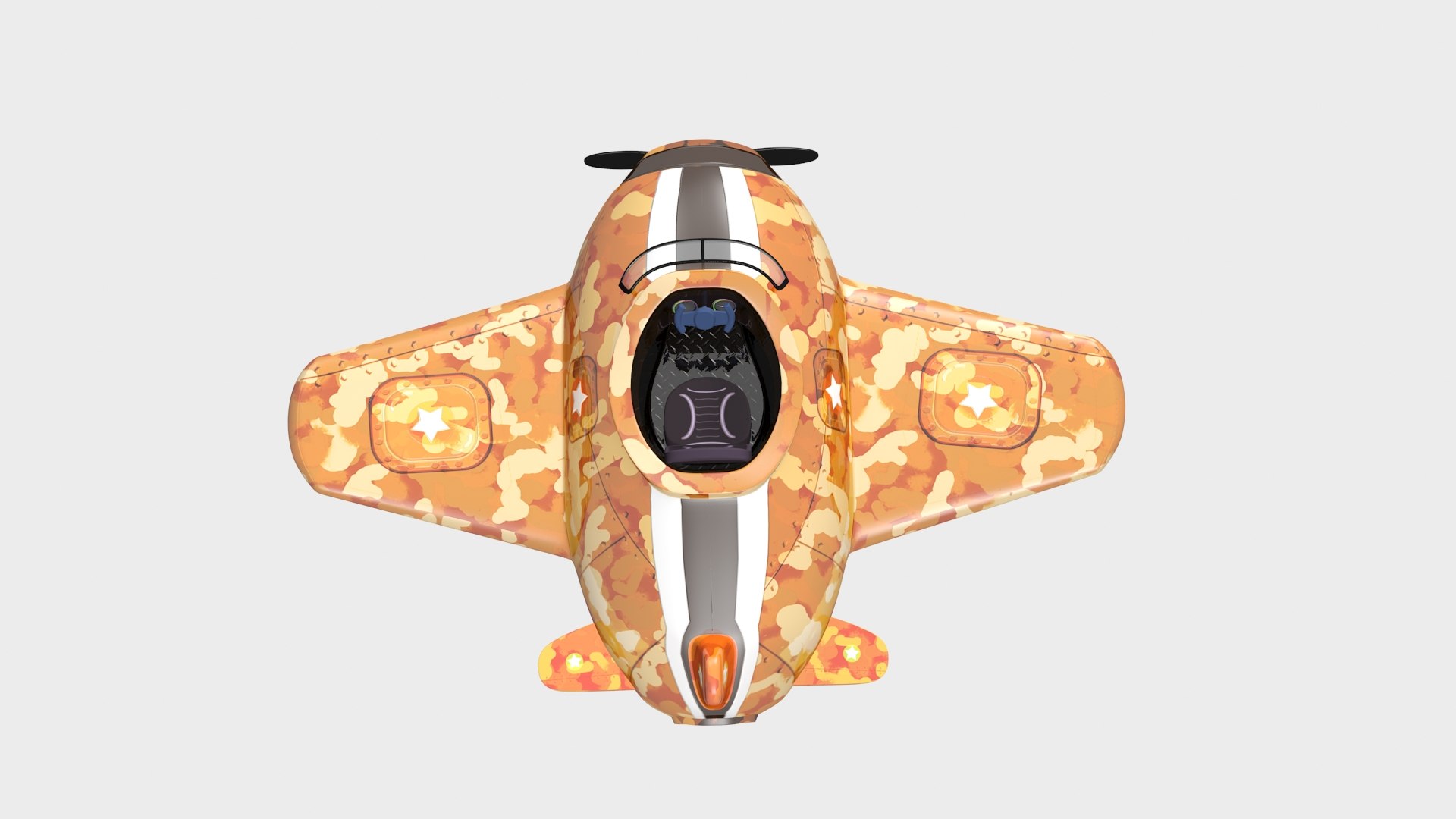 Max Cartoon Airplane