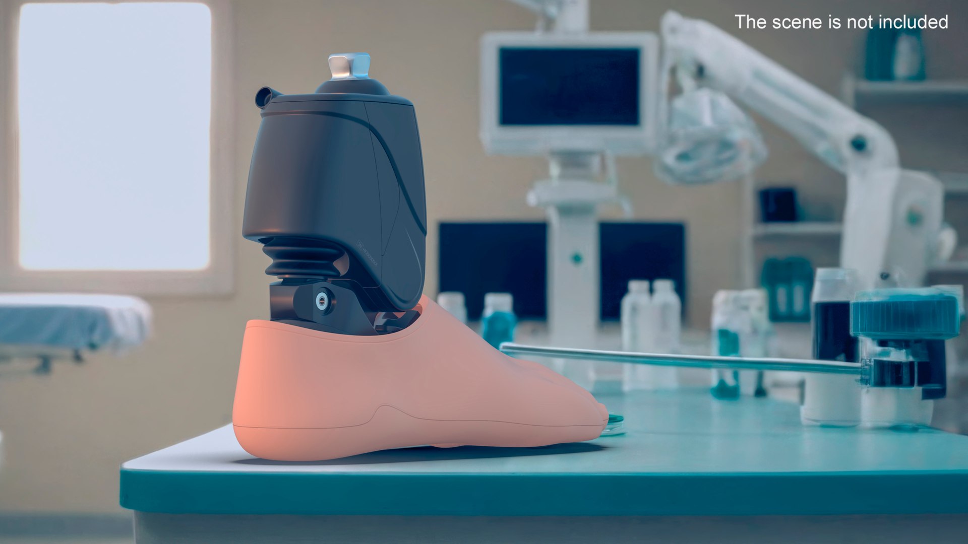 3D Model Bionic Prosthesis OSSUR With Rubber Foot - TurboSquid 2228047