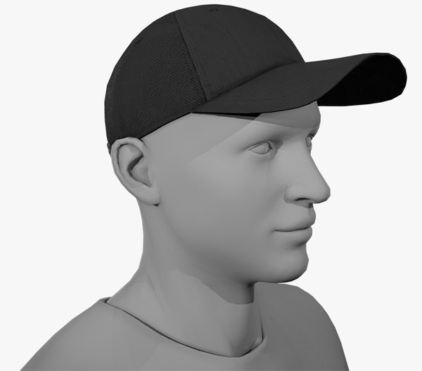 White jeans brimless cap 3D model - TurboSquid 1657473
