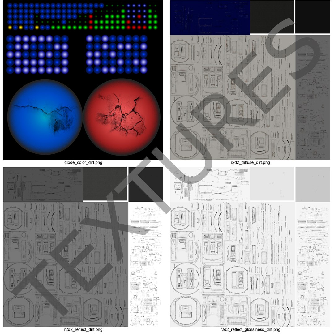 R2 D2 Animation 3D - TurboSquid 1503382