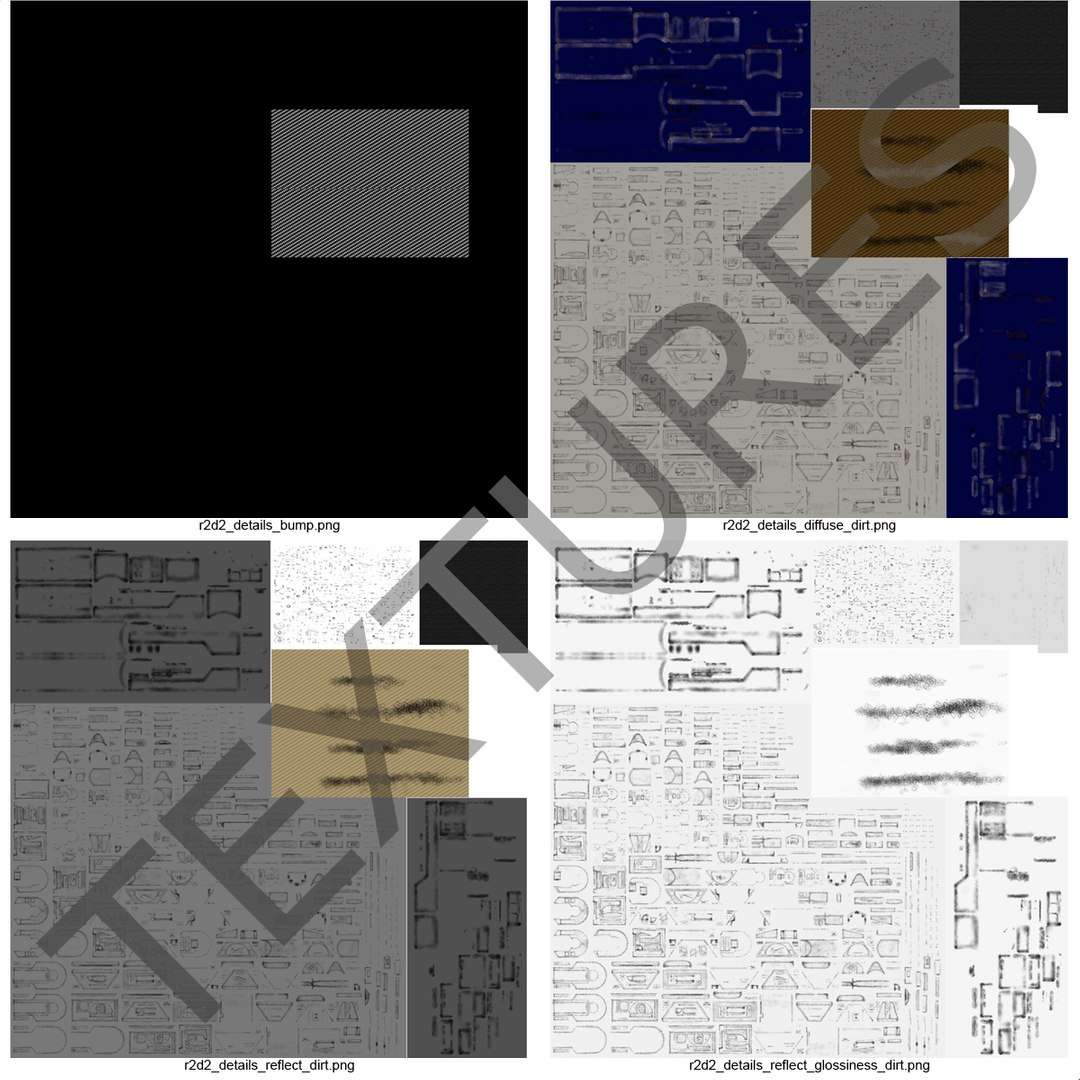 R2 D2 Animation 3D - TurboSquid 1503382