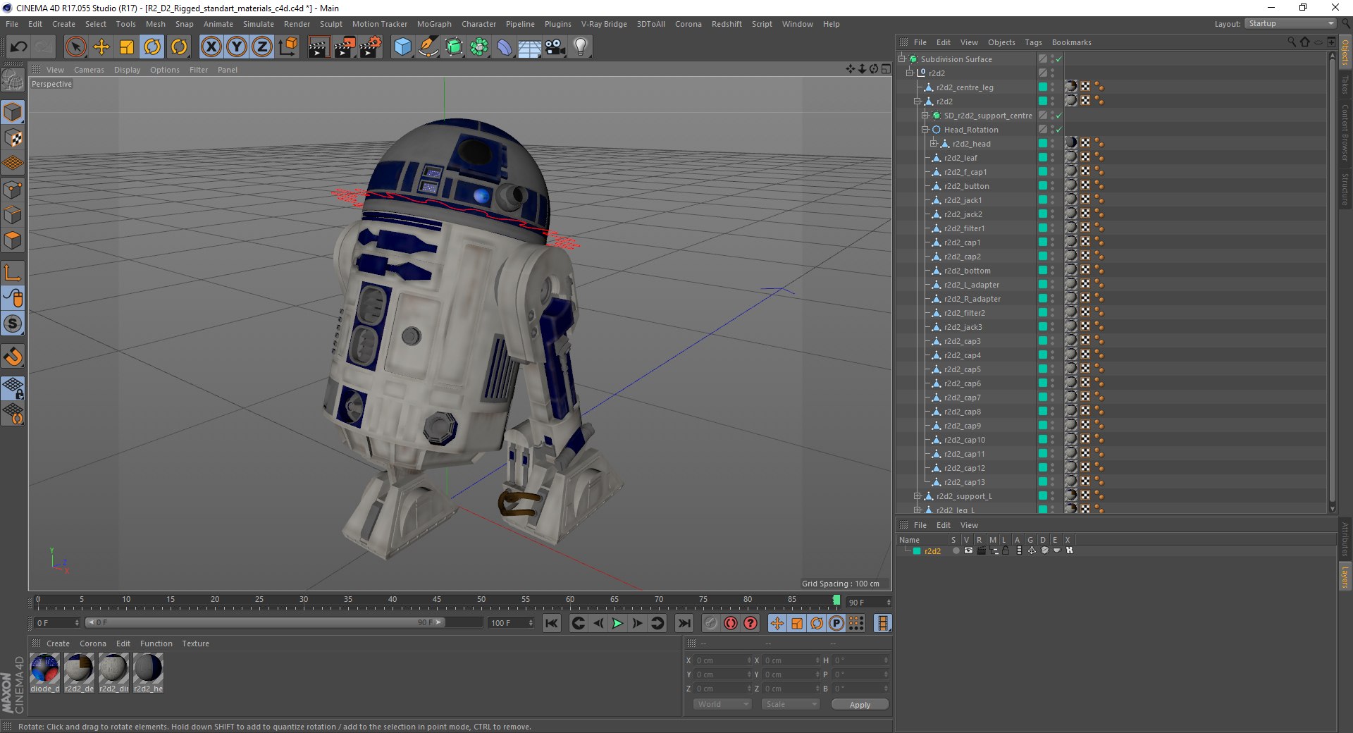 R2 D2 Animation 3D - TurboSquid 1503382