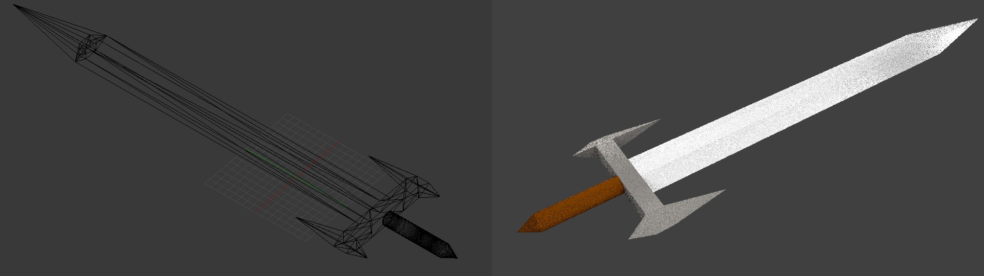 Blender Sword Blend