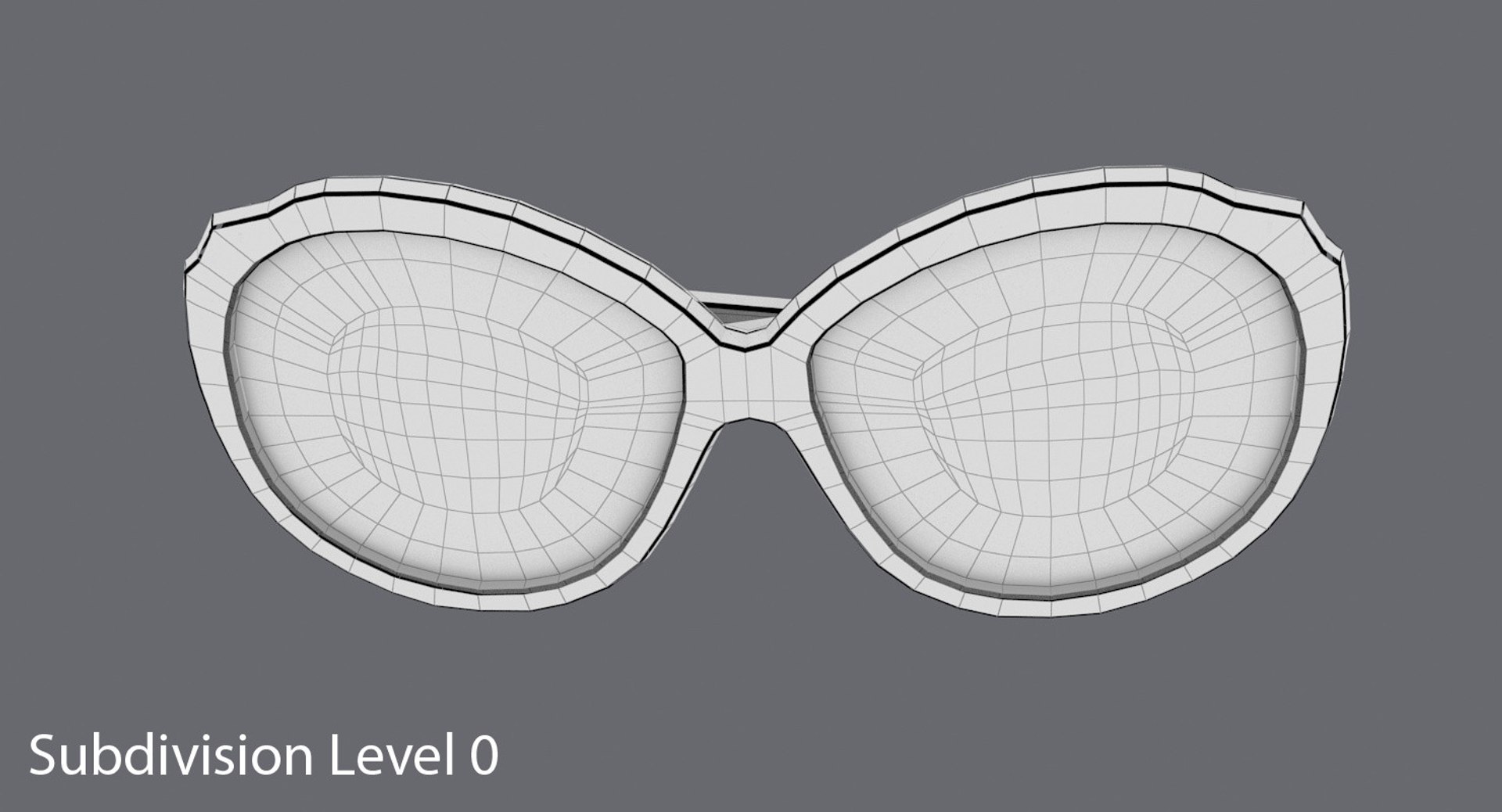 3d bug eye sunglasses folded