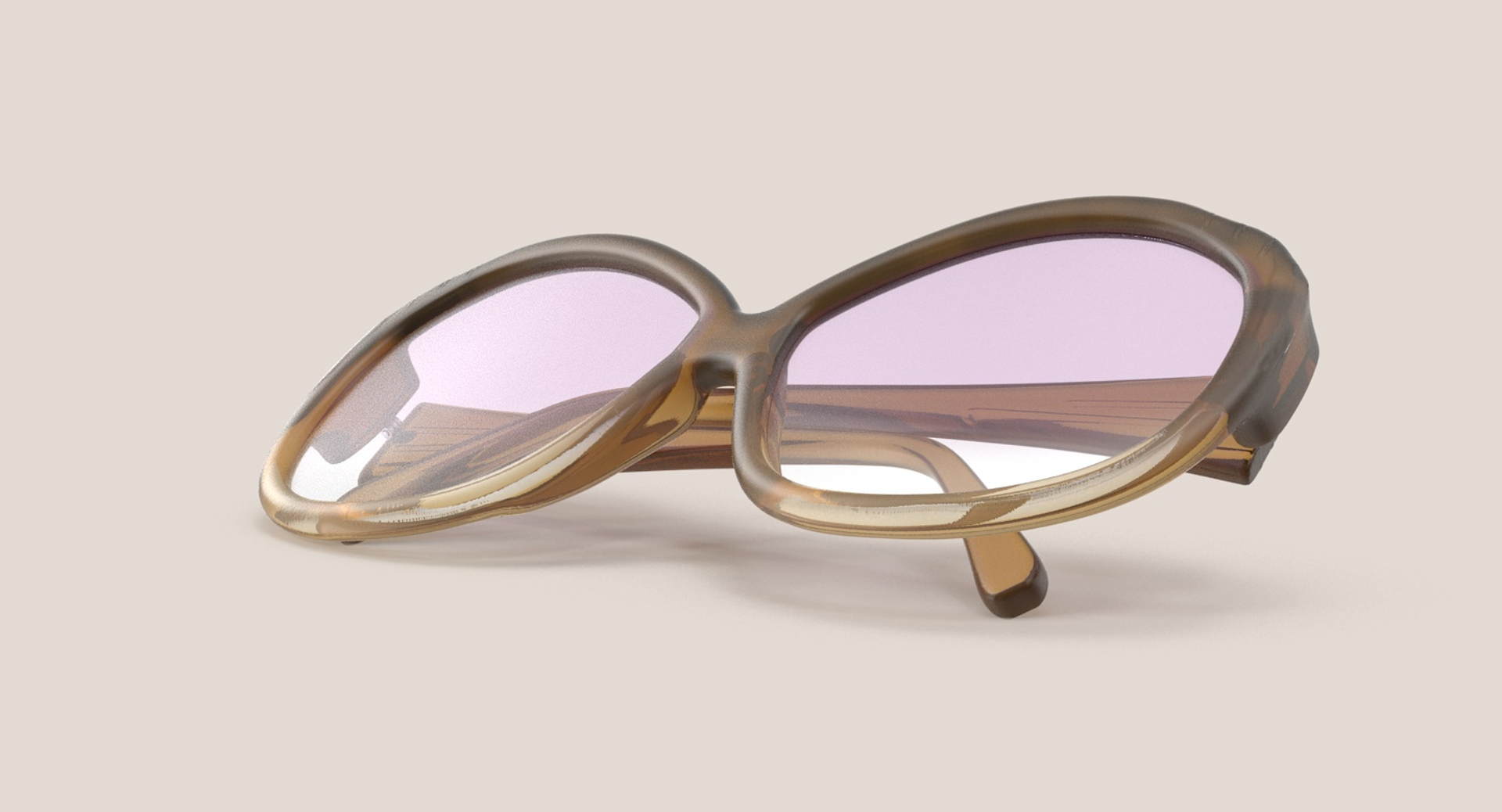 3d bug eye sunglasses folded