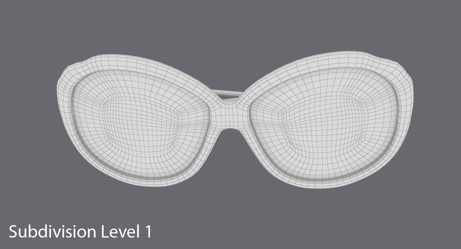 3d bug eye sunglasses folded