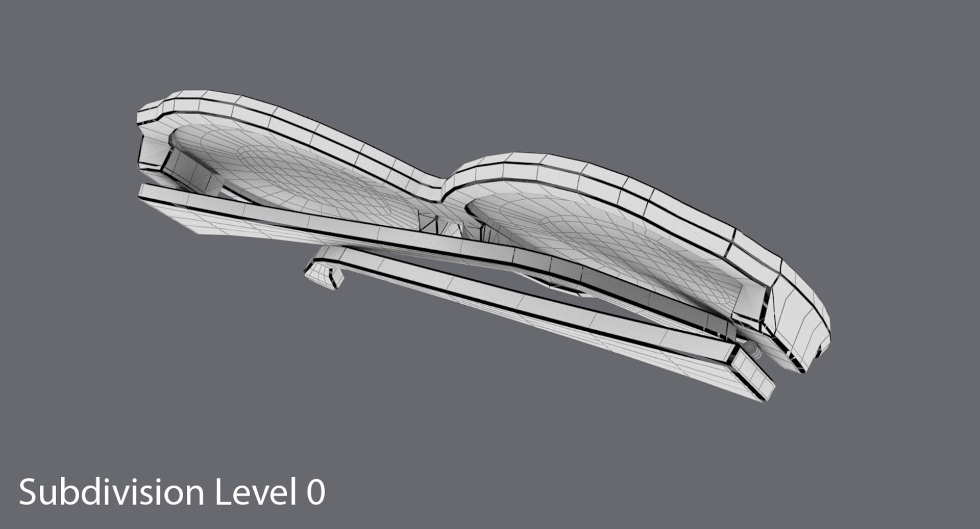 3d bug eye sunglasses folded