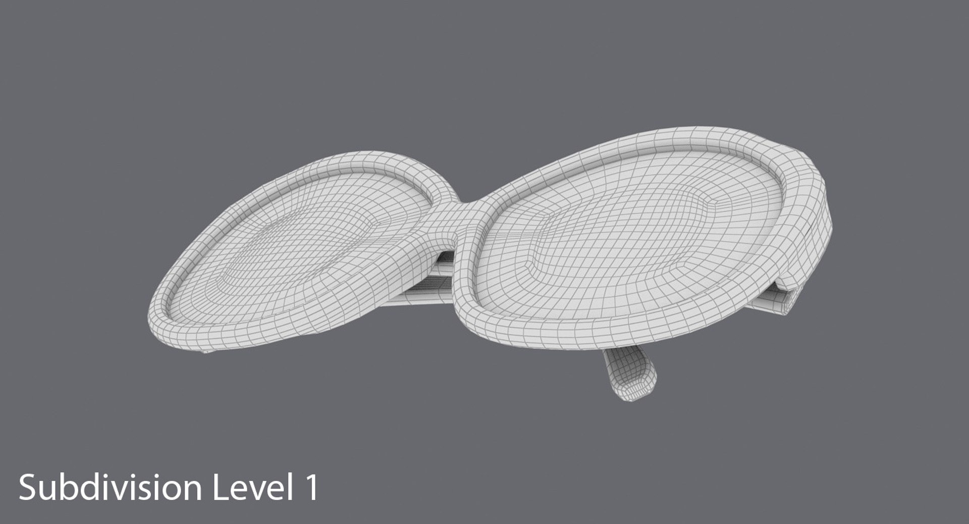 3d bug eye sunglasses folded