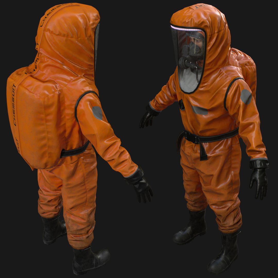 Hazmat worker level 3D - TurboSquid 1325423