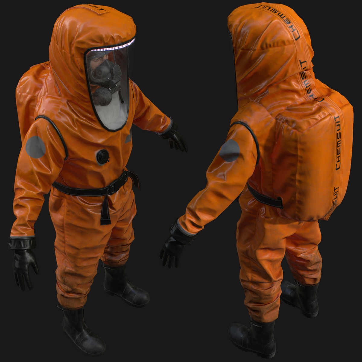 Hazmat worker level 3D - TurboSquid 1325423