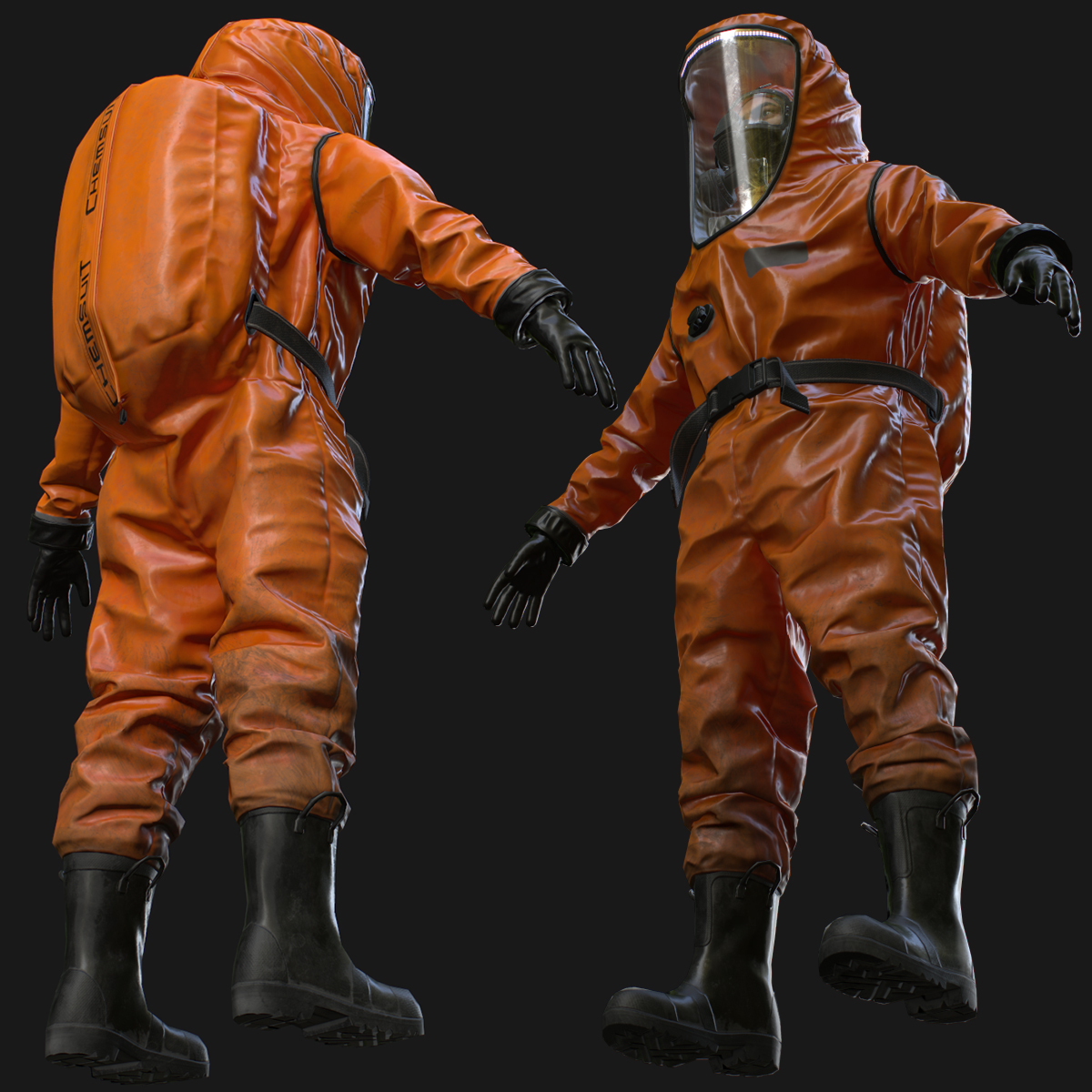 Hazmat worker level 3D - TurboSquid 1325423