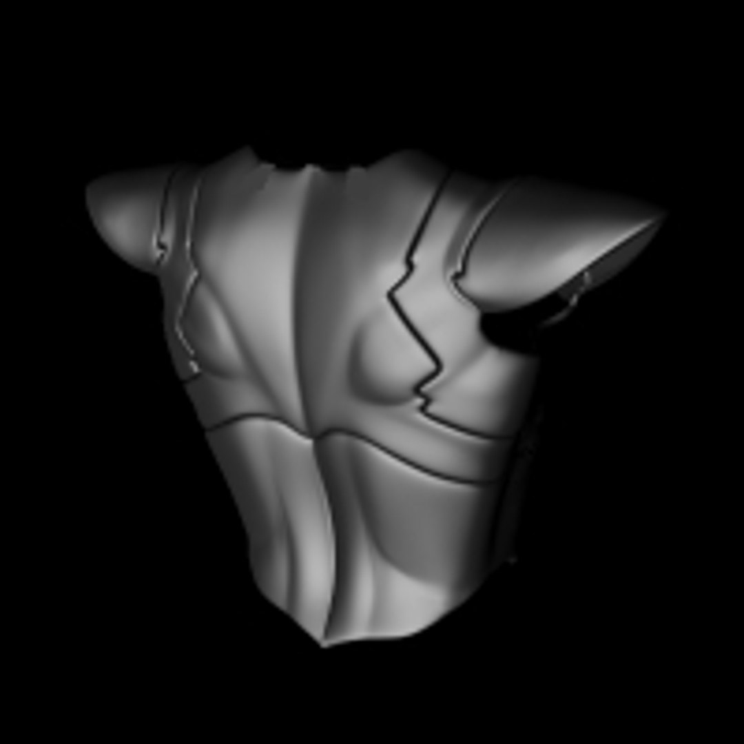 Breastplate Lightwave 3d Model