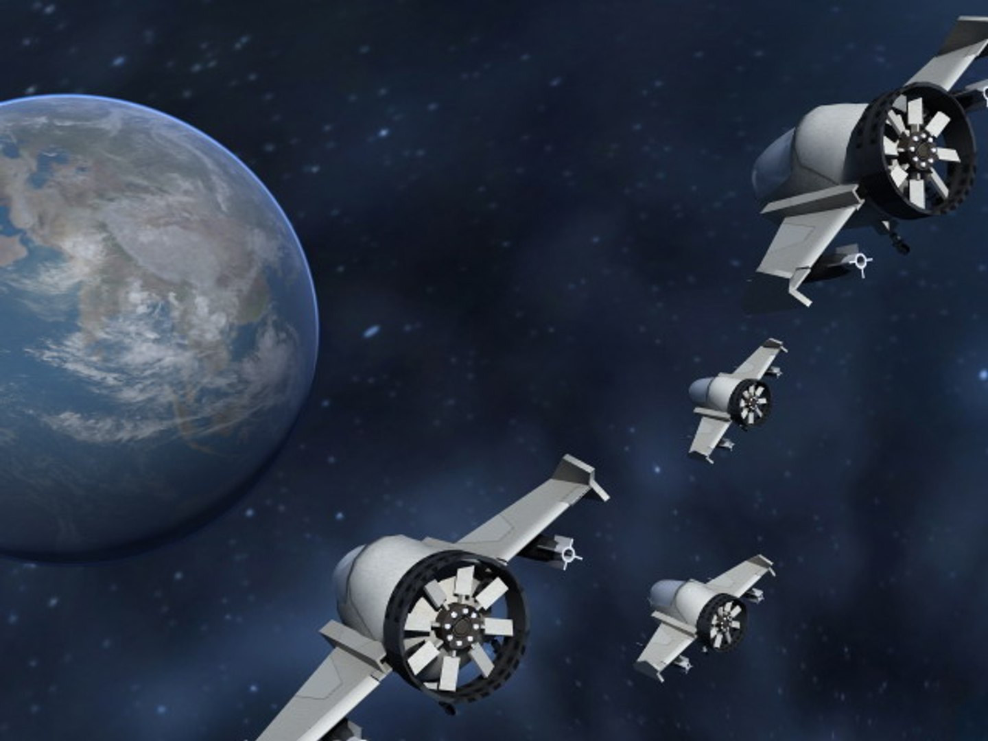 alien craft 3d model