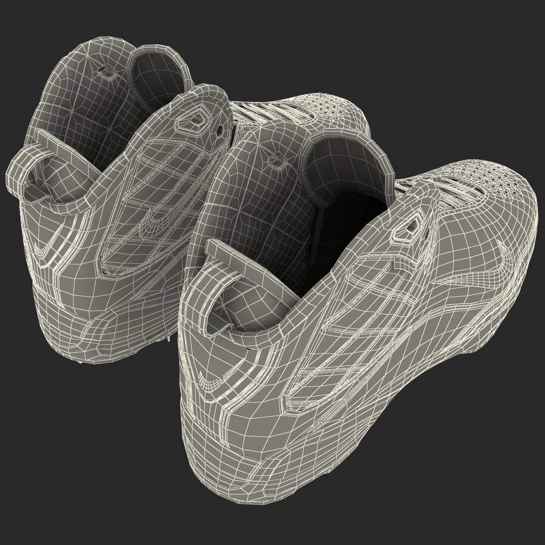 3d model baseball cleats nike air