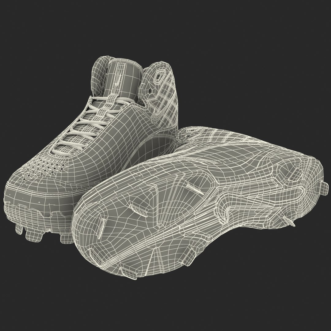3d model baseball cleats nike air