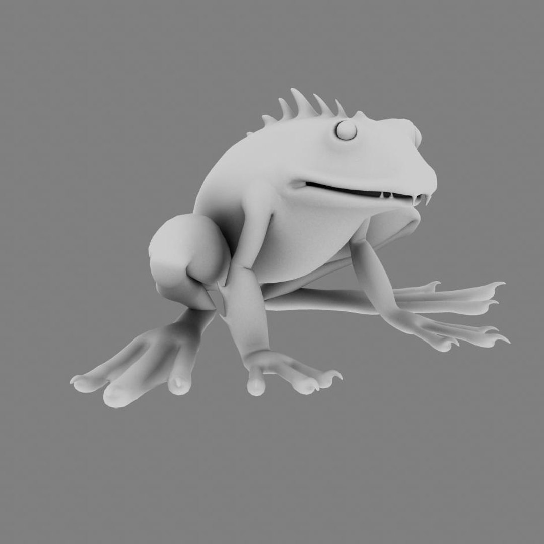 Maya Stylized Frog