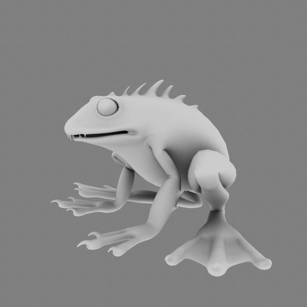 Maya Stylized Frog