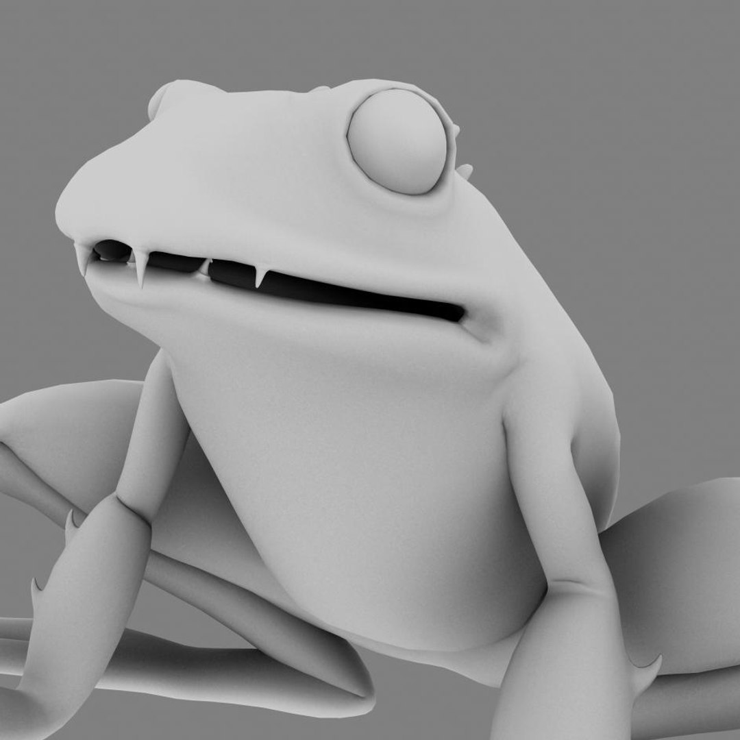 Maya Stylized Frog