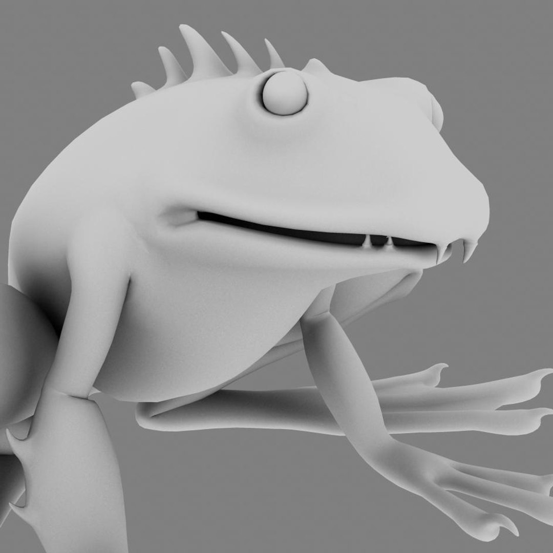 Maya Stylized Frog