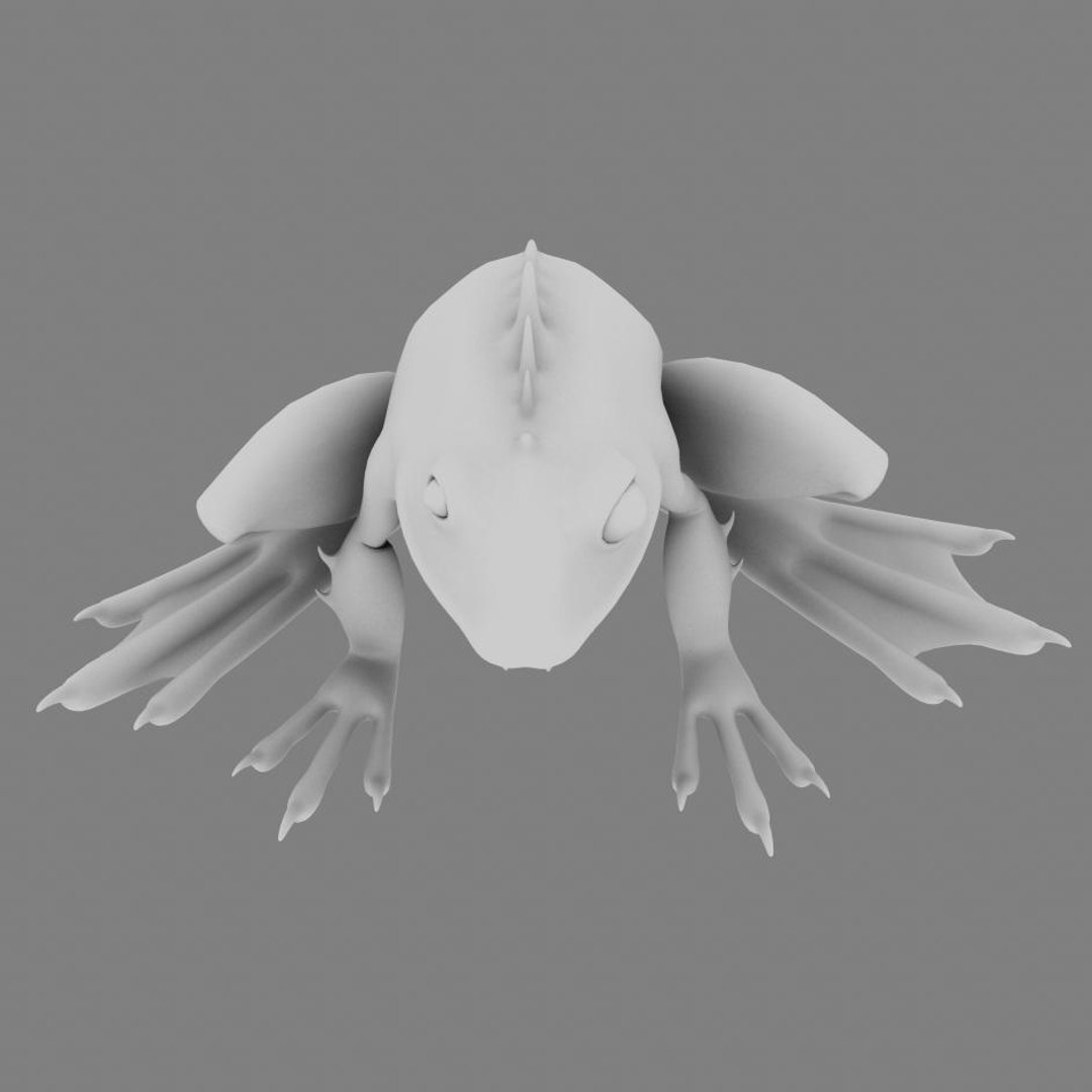 Maya Stylized Frog