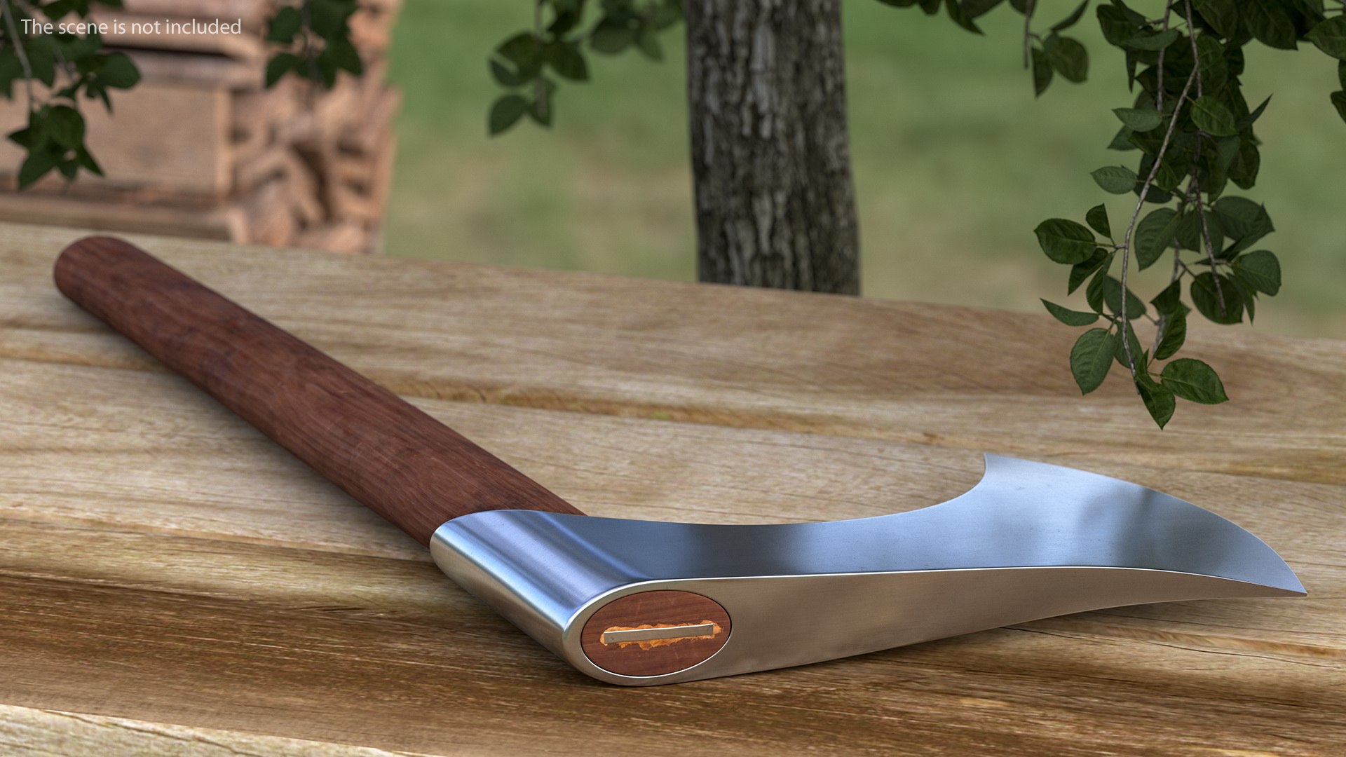 3D Frankish Francisca Throwing Axe Weapon Model - TurboSquid 1624926