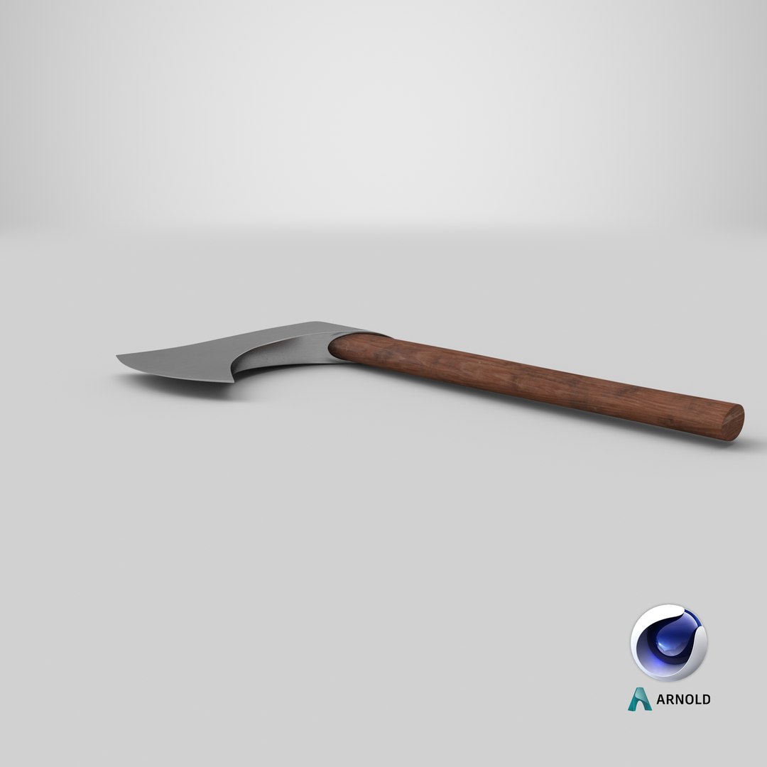 3D Frankish Francisca Throwing Axe Weapon Model - TurboSquid 1624926